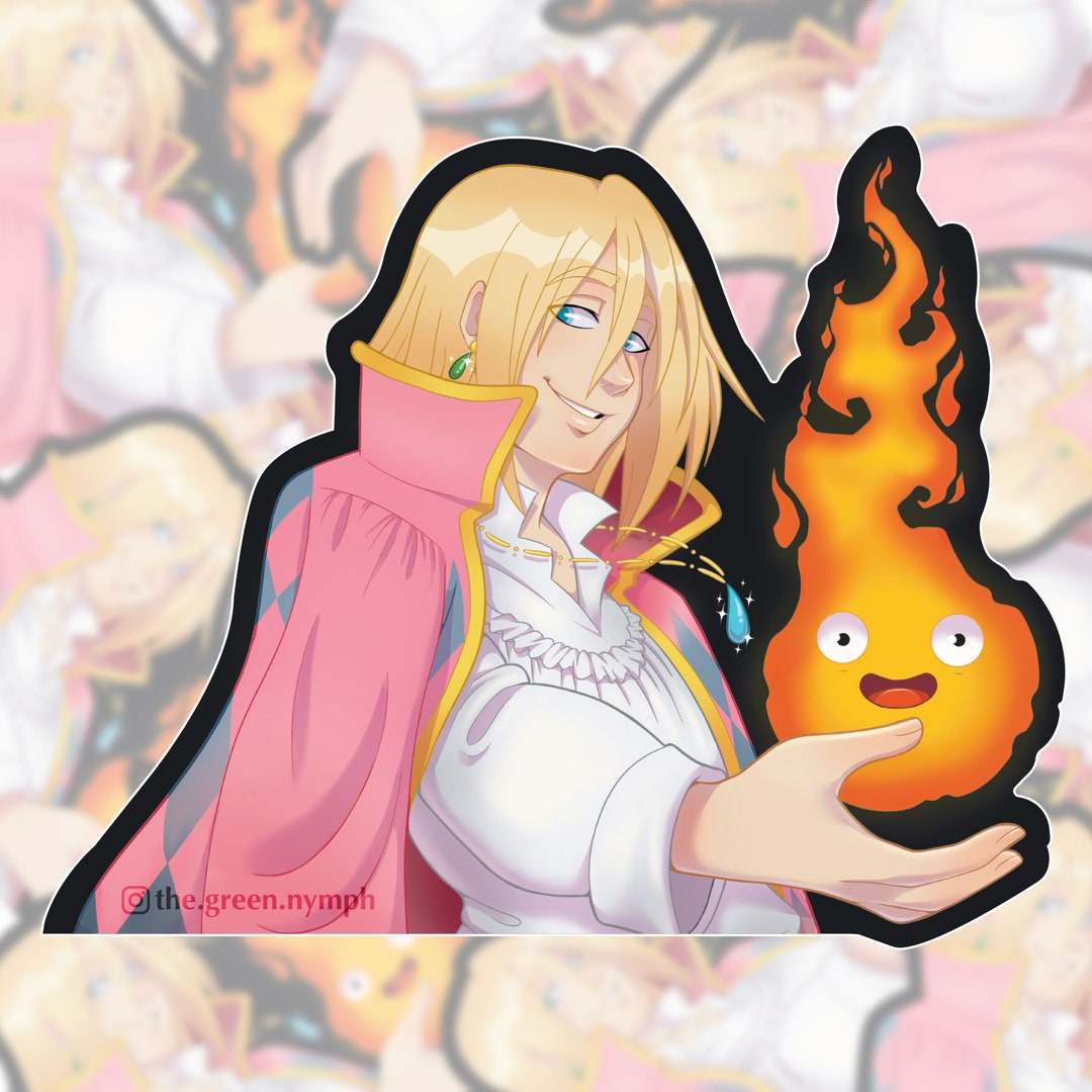 Ghibli Howls Moving Castle Sticker - Etsy