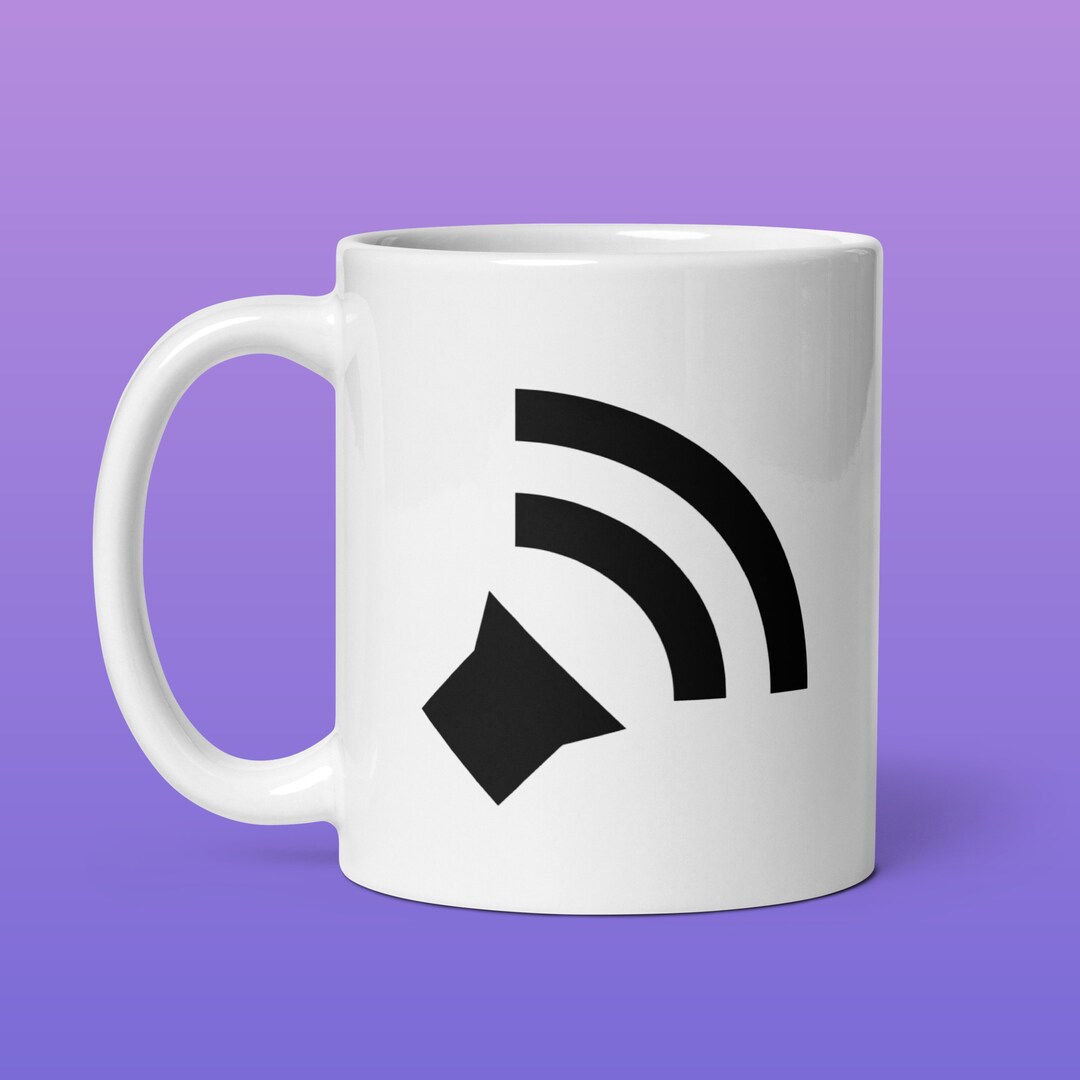 Simplistic Audio Icon Mug | A Simple, Minimalistic Design for Friends ...