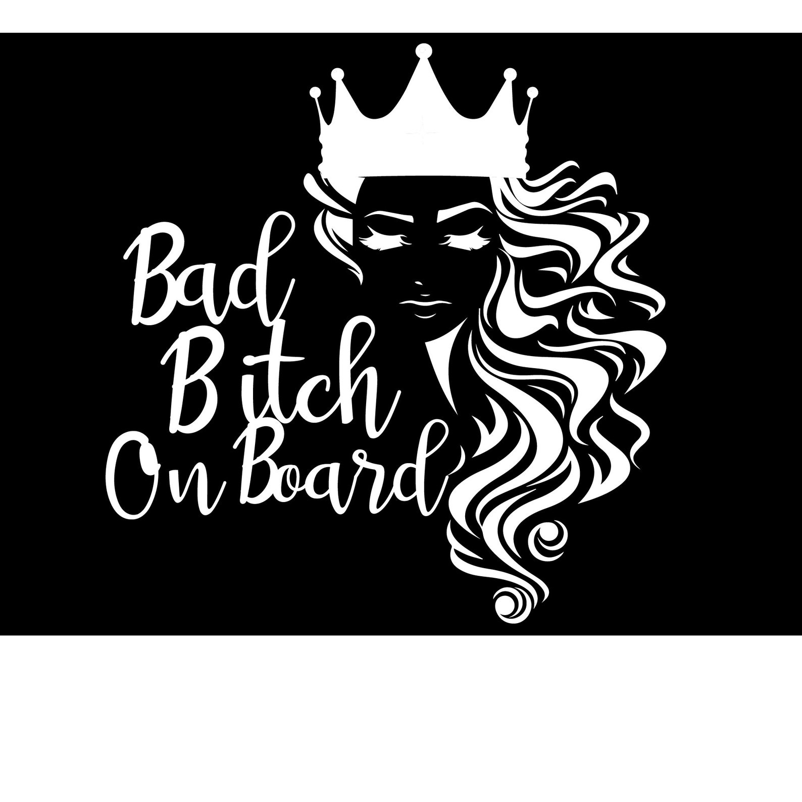 Bad Ass Bitch Car Decal | Etsy