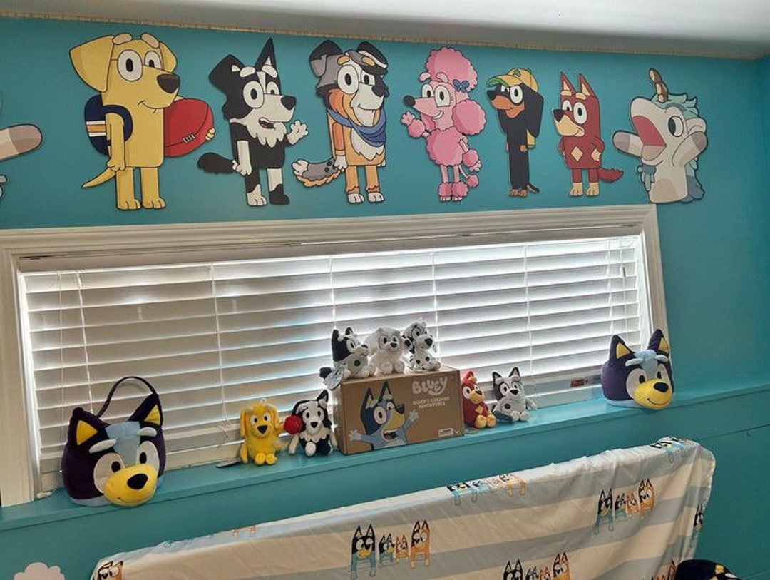 Blue Dog Friends Set - Etsy