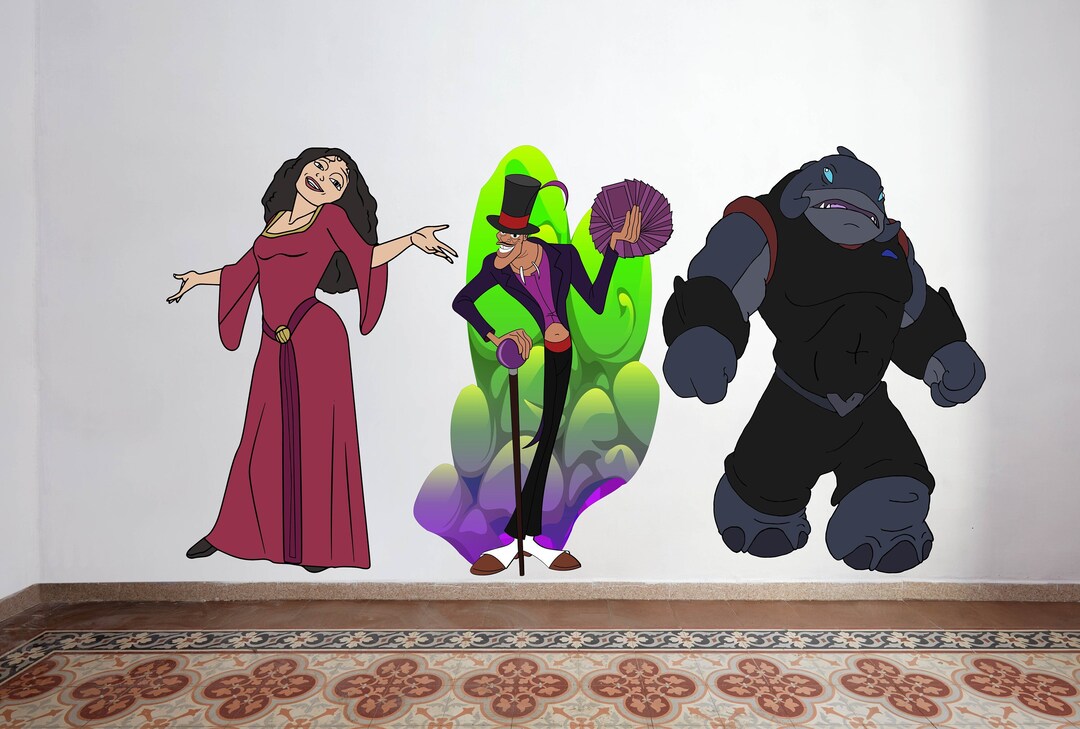 Large Sized Famous Villains Art Cutouts - Etsy
