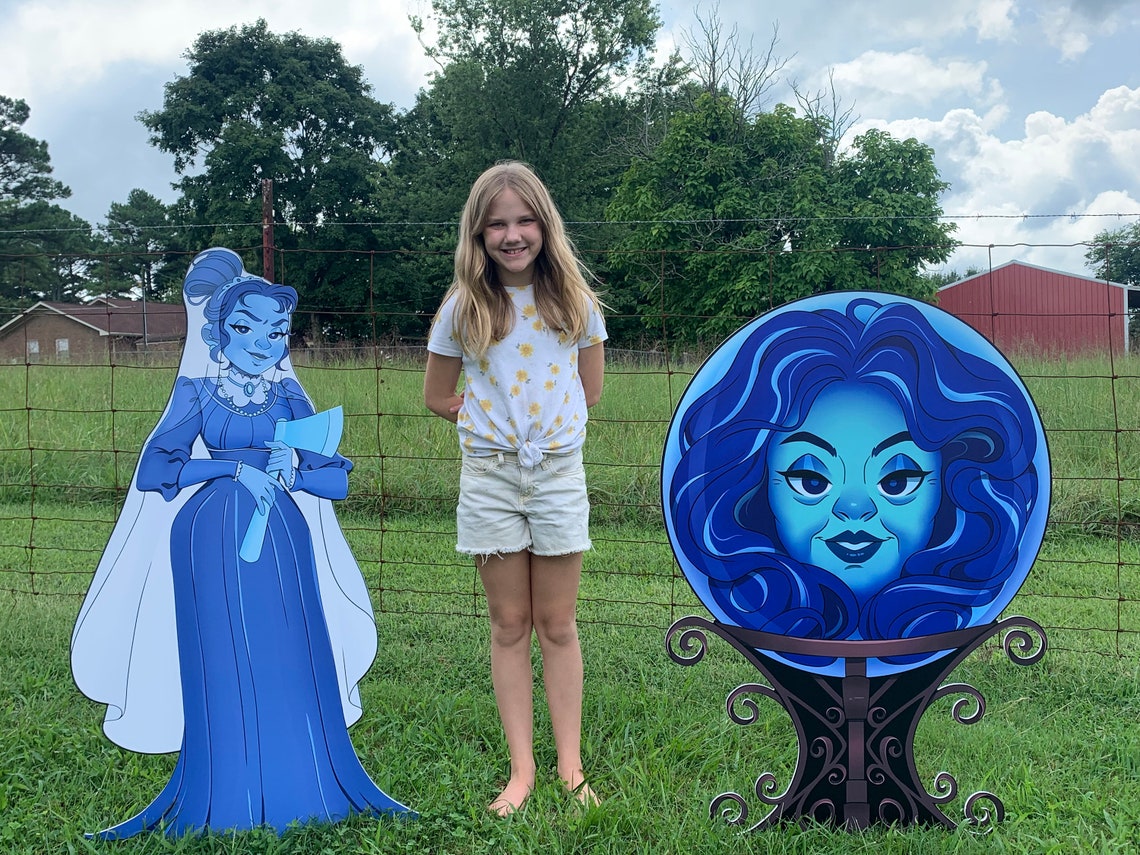 Haunted Mansion Madame L and Ghost Bride Lawn Cutouts - Etsy