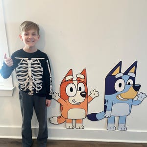 Blue Dog Wall Set - Etsy