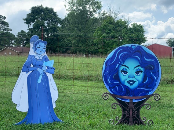 Haunted Mansion Madame L and Ghost Bride Lawn Cutouts - Etsy