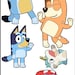 Blue Dog Wall Set - Etsy