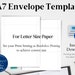 Printable A7 Envelope Template PDF Download | Print With Letter Size ...