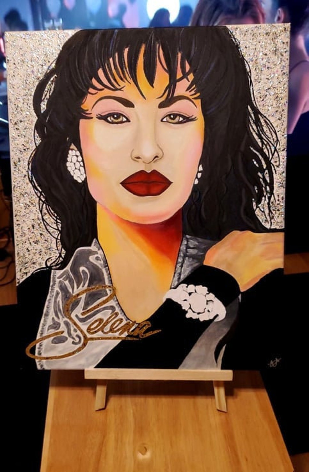 Selena Quintanilla Painted Portrait in Acrylic - Etsy