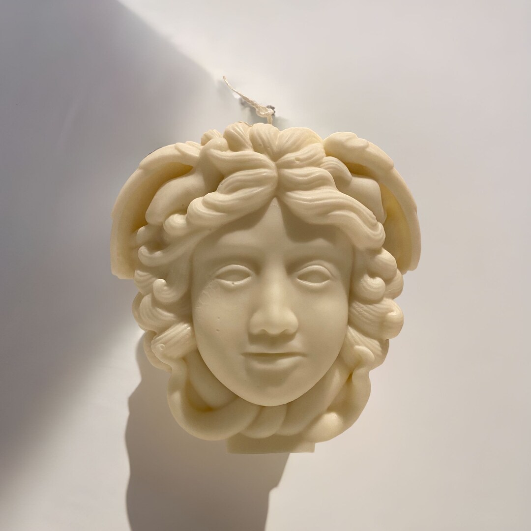 Medusa Candle Medusa Candle Decoration - Etsy
