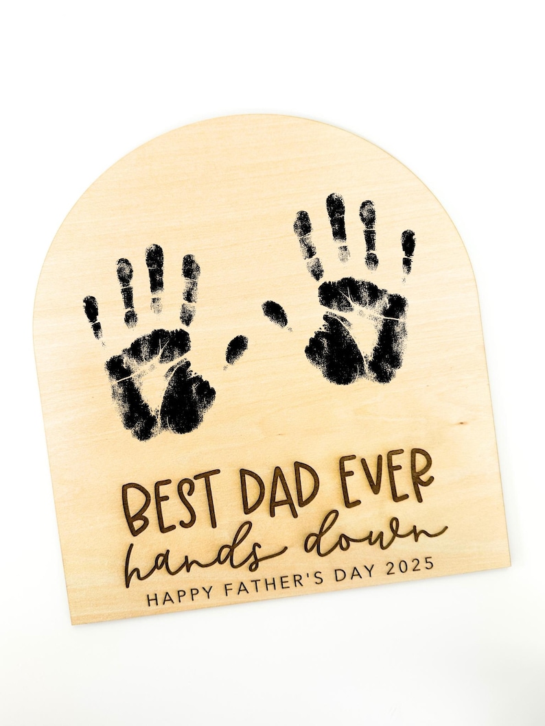 Father's Day Craft | Handprint | Homemade Gift for Dad Grandpa Uncle ...