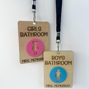 Personalized Teacher Hall Passes - Nurse Office Lockers Bathroom ...