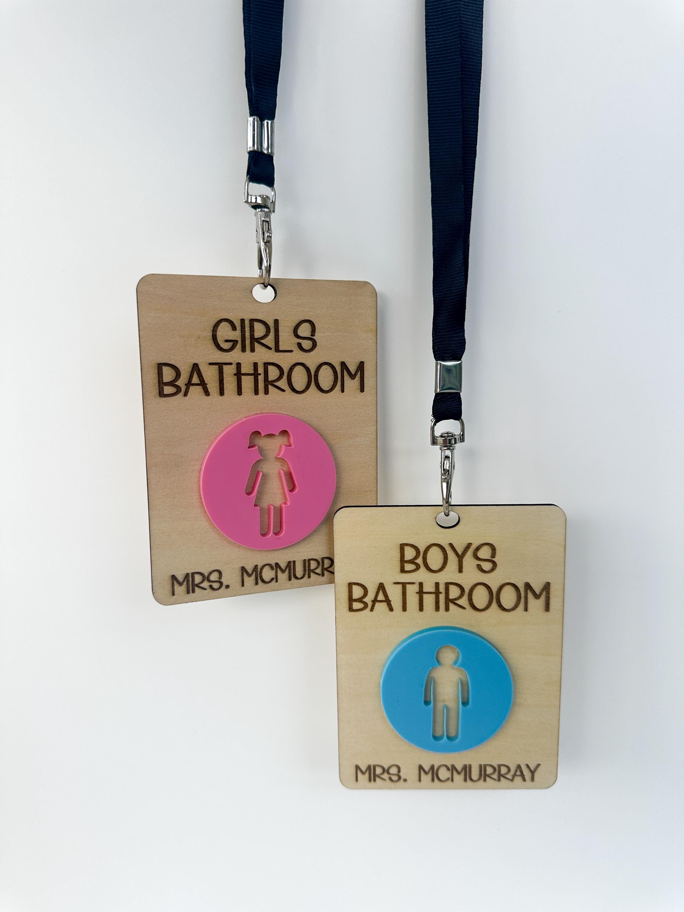 Personalized Teacher Hall Passes - Nurse Office Lockers Bathroom ...