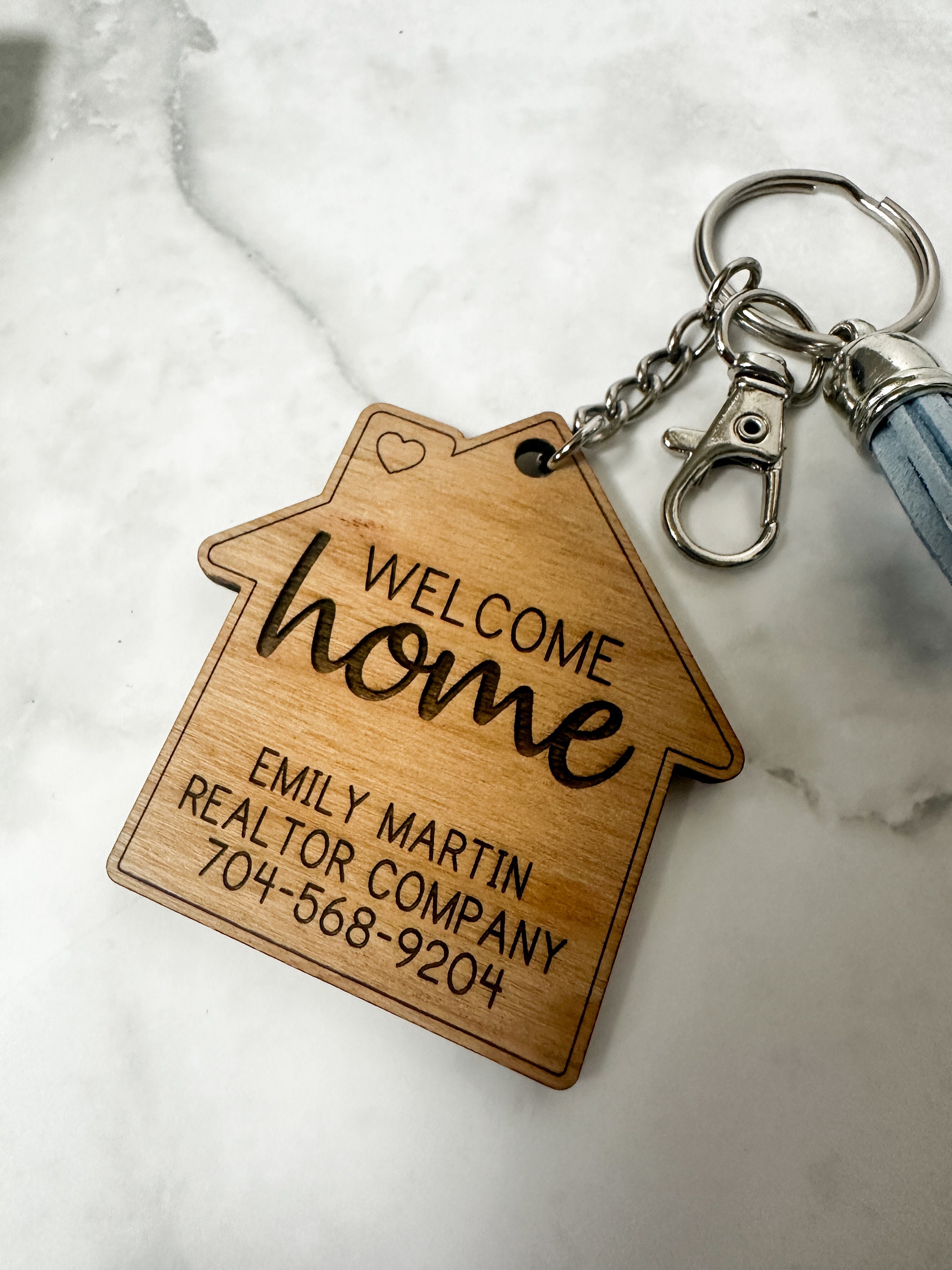 Welcome Home Keychain | New Home Owner | Realtor Gift | Sold ...