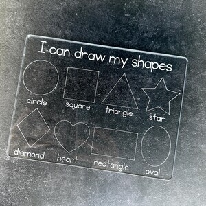 Erasable Tracing Boards | Abcs | Numbers | Shapes | Custom Name | Learn ...