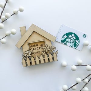 Gift Card Holder | Wooden New Home Gift Card | Welcome Home ...