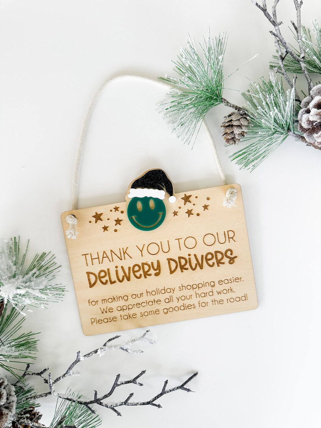 Thank You Delivery Drivers Sign | Sign for UPS Fedex Mailman | Delivery ...