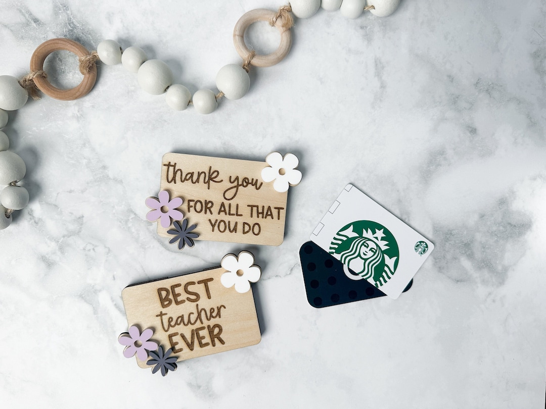 Teacher Gift Card Holder | Teacher Appreciation Gift | Educator | Thank ...