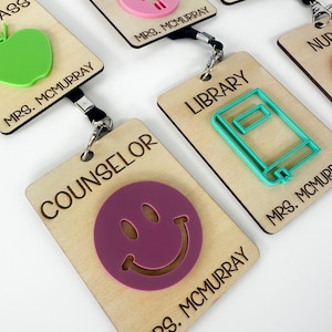 Personalized Teacher Hall Passes - Nurse Office Lockers Bathroom ...