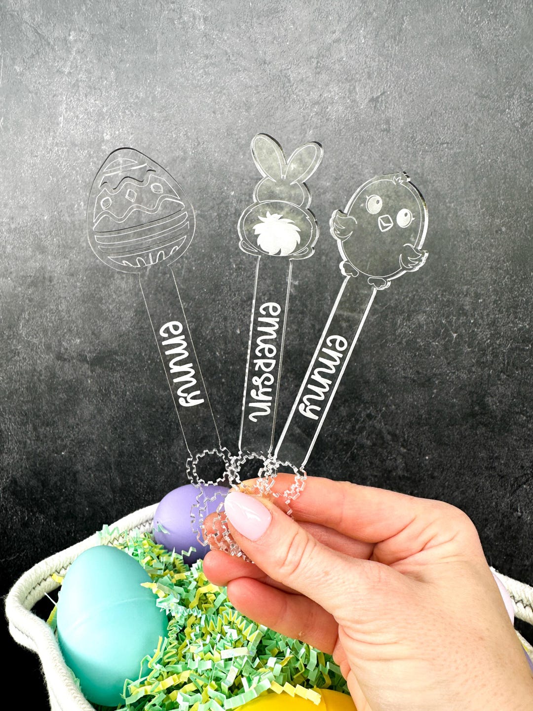 Personalized Bubble Wands | Easter Basket Gift for Kids | Custom Unique ...