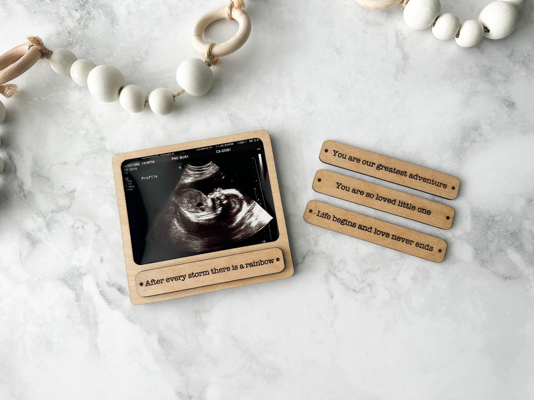 Magnetic Ultrasound Picture Frame | Maternity Photo Frame Keepsake ...
