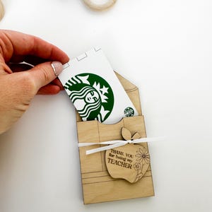 Teacher Gift Card Holder | Personalized Teacher Appreciation Gift ...