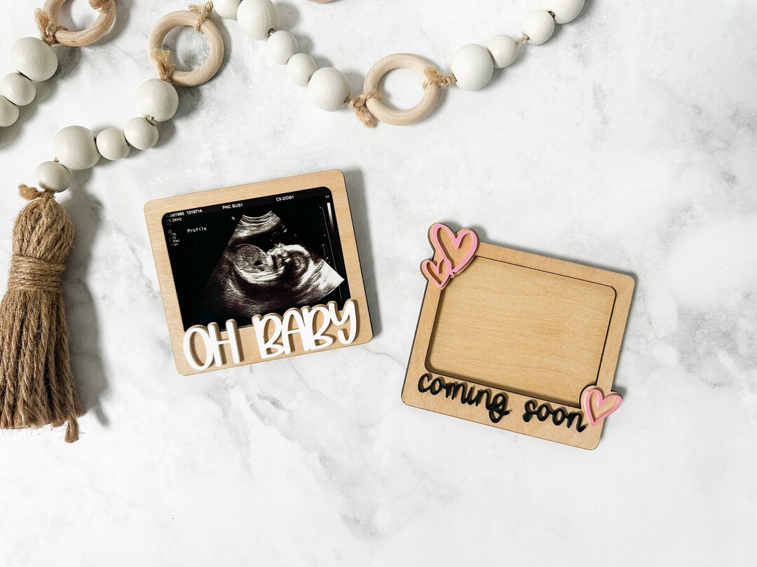 Magnetic Ultrasound Picture Frame | Maternity Photo Frame Keepsake ...