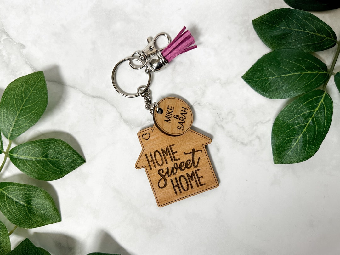 Home Sweet Home Keychain | New Home | Realtor Gift | Sold ...