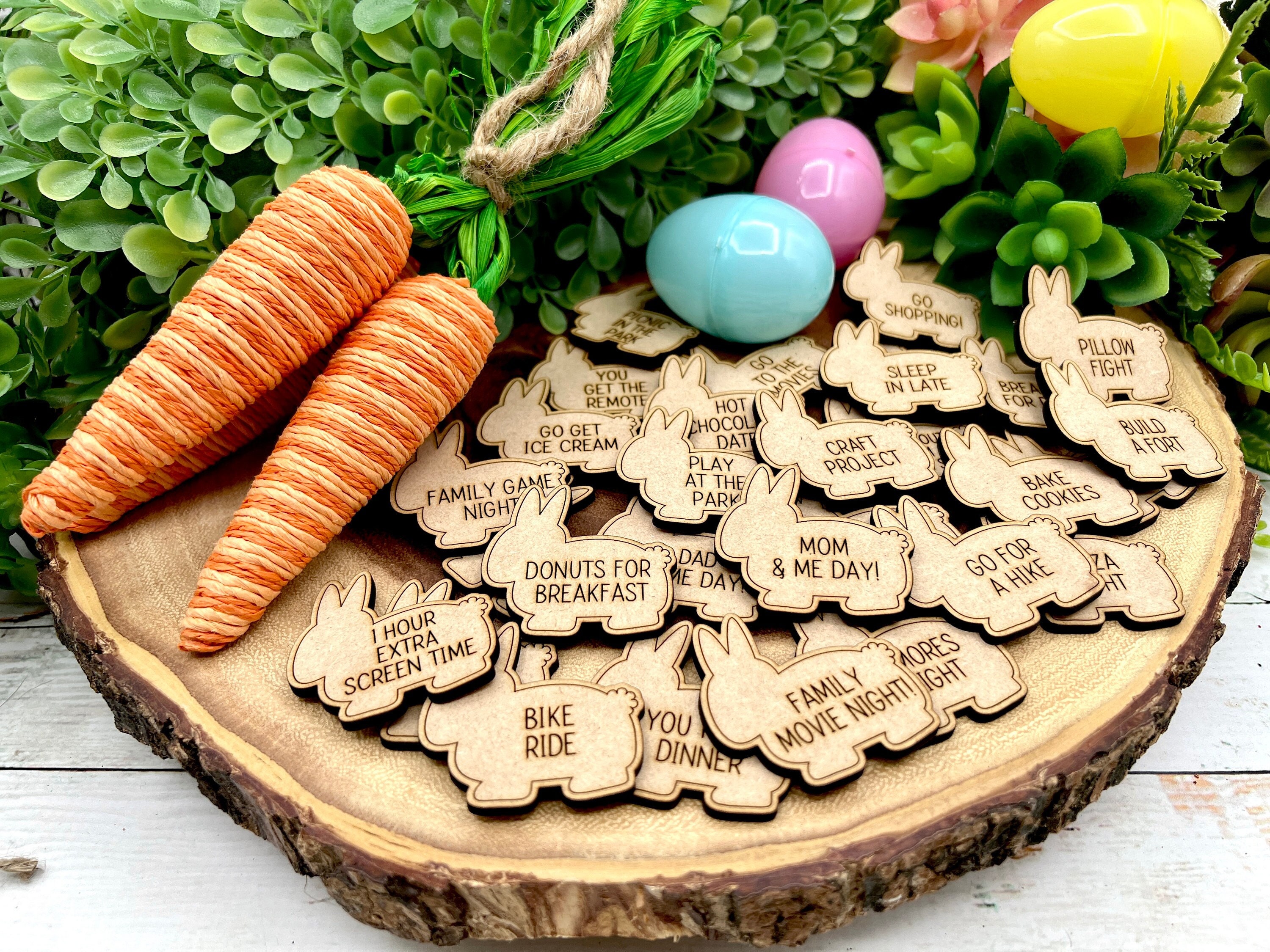 Easter Egg Hunt Tokens Non-candy Reward Tokens Easter Egg Stuffers ...