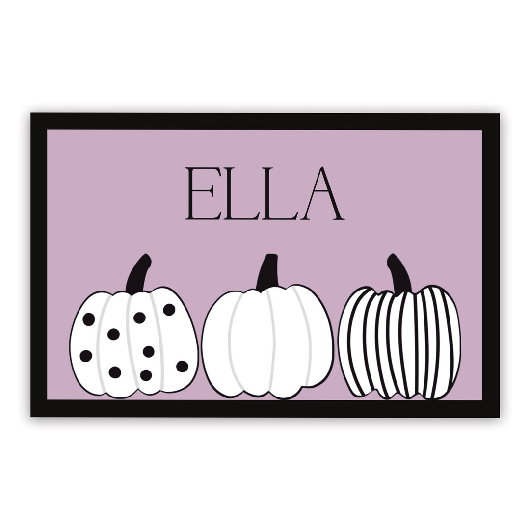 Pumpkin Placemat, Halloween Placemat, Farmhouse Halloween, Classic ...