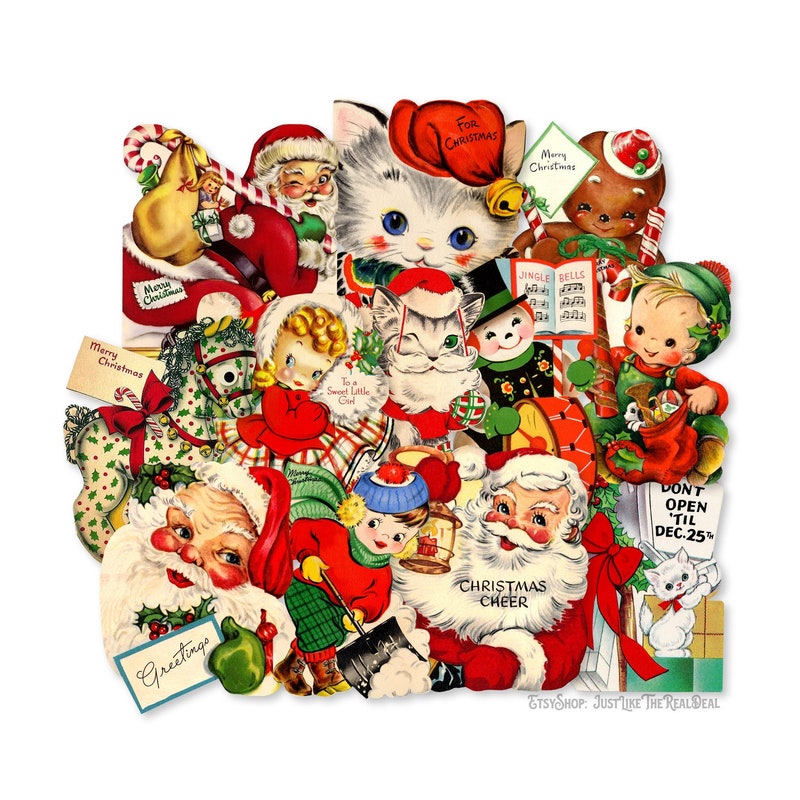 Christmas Die Cuts - Etsy