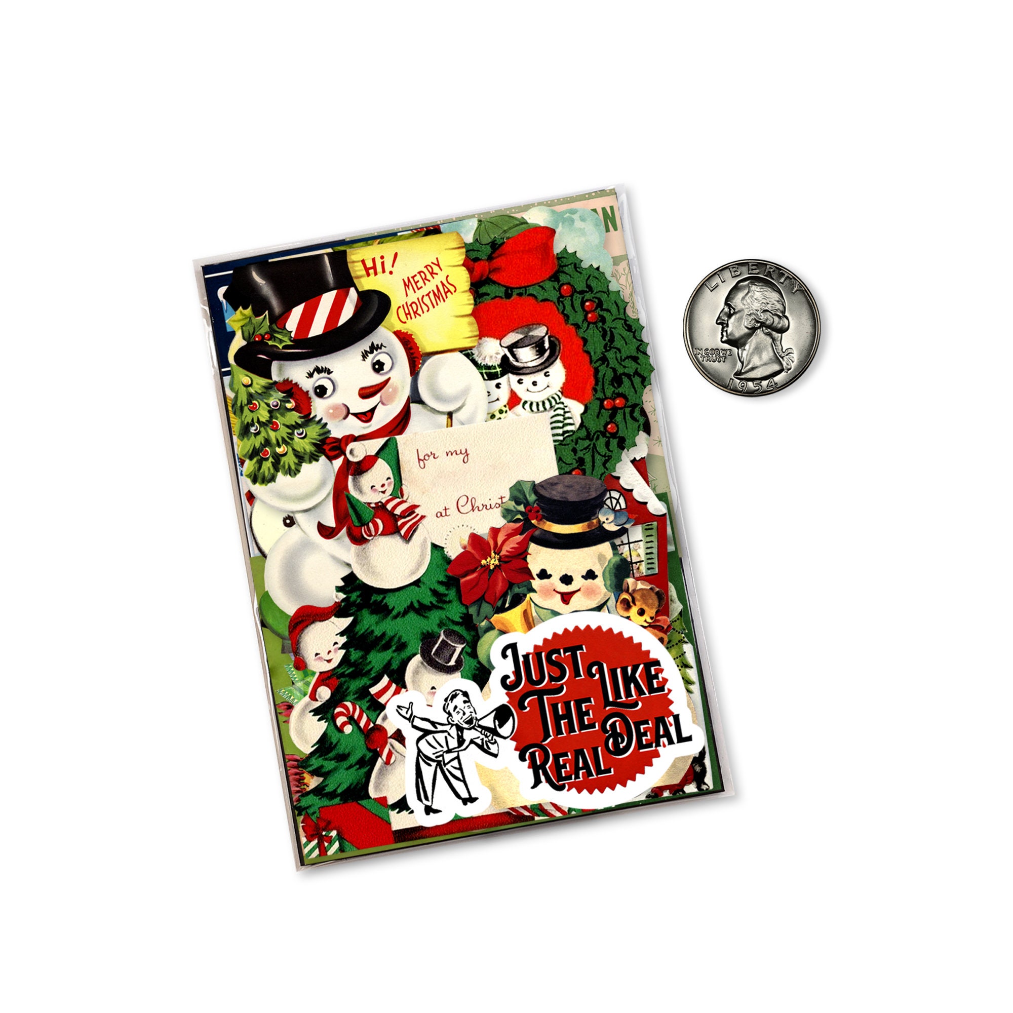 Vintage Frosty the Snowman Paper Die Cuts, Christmas Paper Cut Outs ...