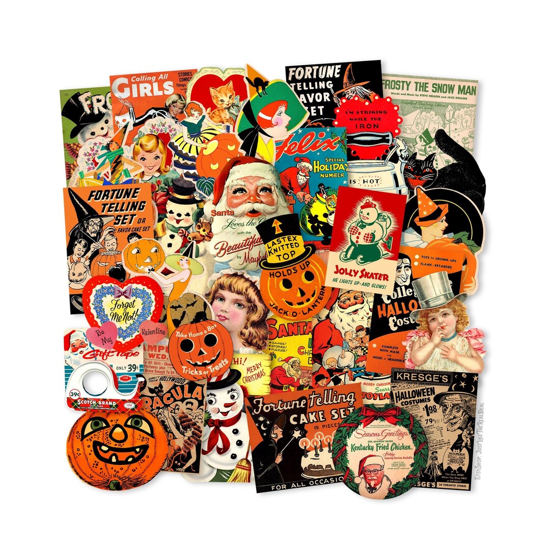 Vintage Pack Paper Die Cuts, Printed Vintage Paper Embellishments and ...