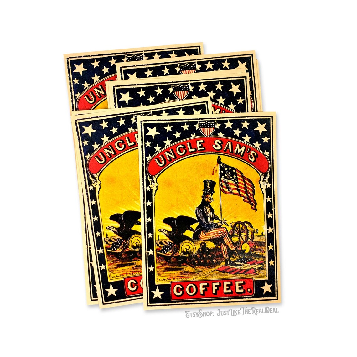 Vintage Uncle Sam Label Reproductions - Etsy