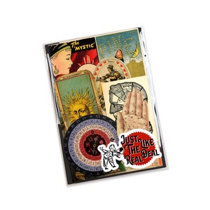 Vintage Fortune Teller Stickers Paper Die Cuts, Fortune Telling ...
