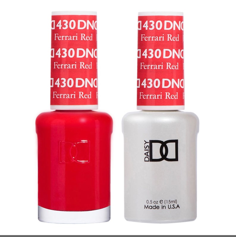 DND Duo Nail Gel Polish Ferrari Red 430 - Etsy