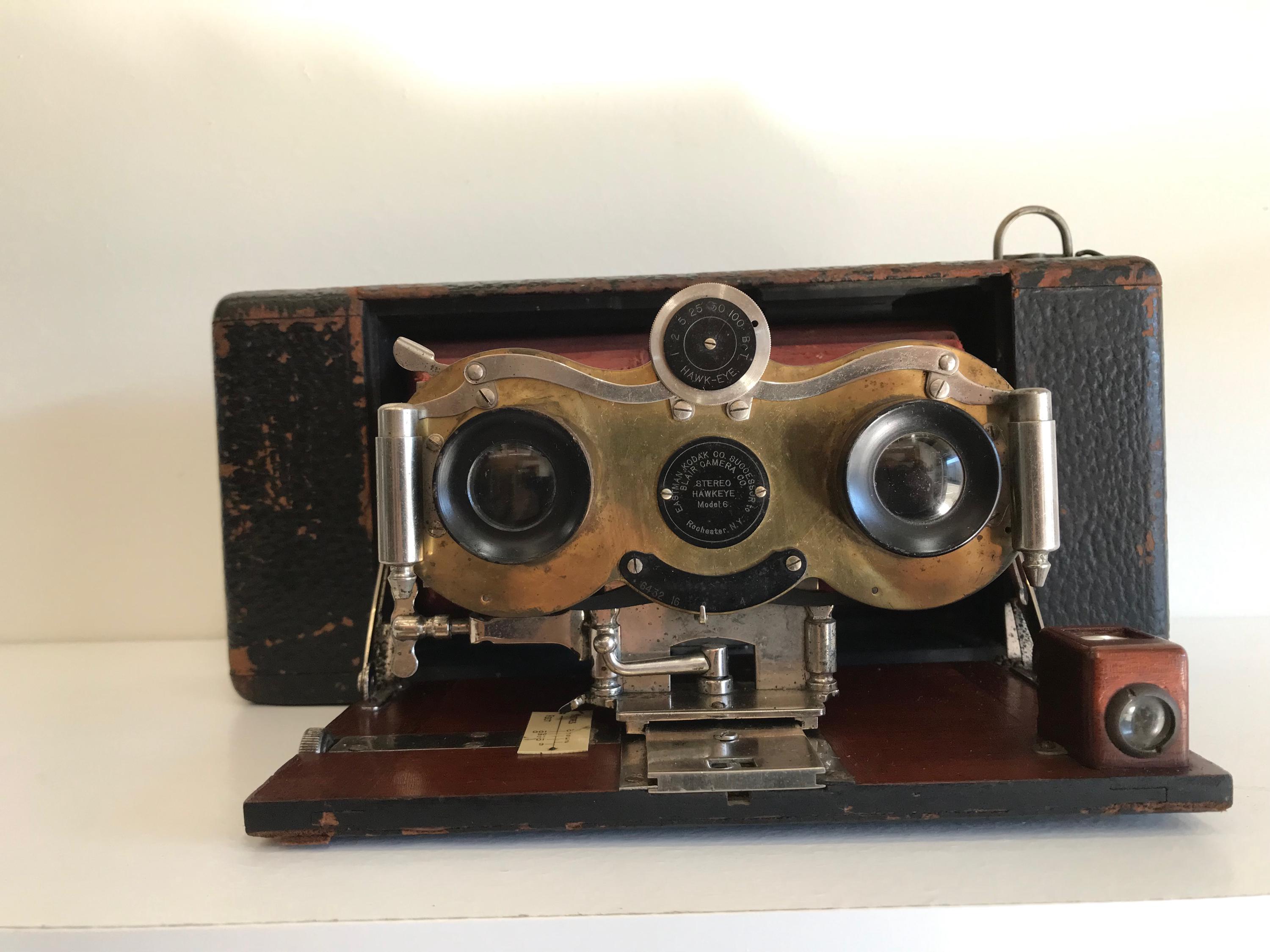 Extremely Rare Antique (1912) Eastman Kodak Stereo Hawkeye Model No. 6 ...