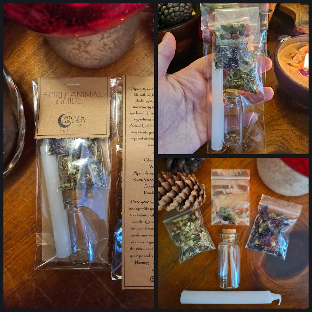 Spell Jar Kit: Intention, Grounding, Dream, Anxiety, Protection ...