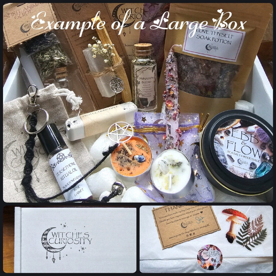 Witches Curiosity Box Altar Witchcraft Supplies Mystery Witch Box ...