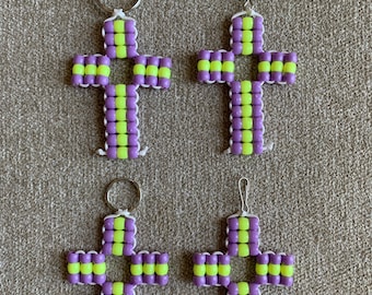 Cross Pony Bead - Etsy