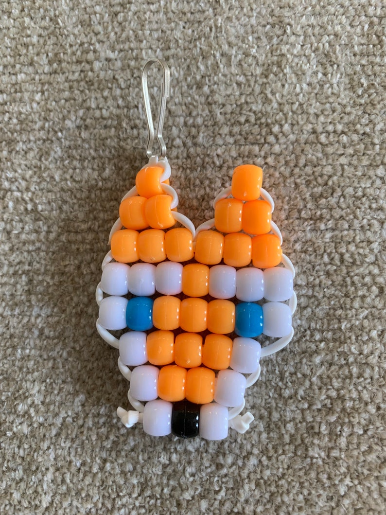 Fox Kandi Pony Bead Keychain - Etsy