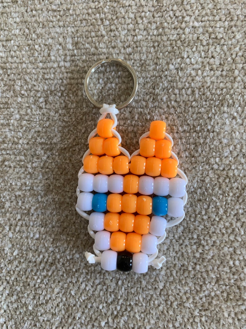 Fox Kandi Pony Bead Keychain - Etsy