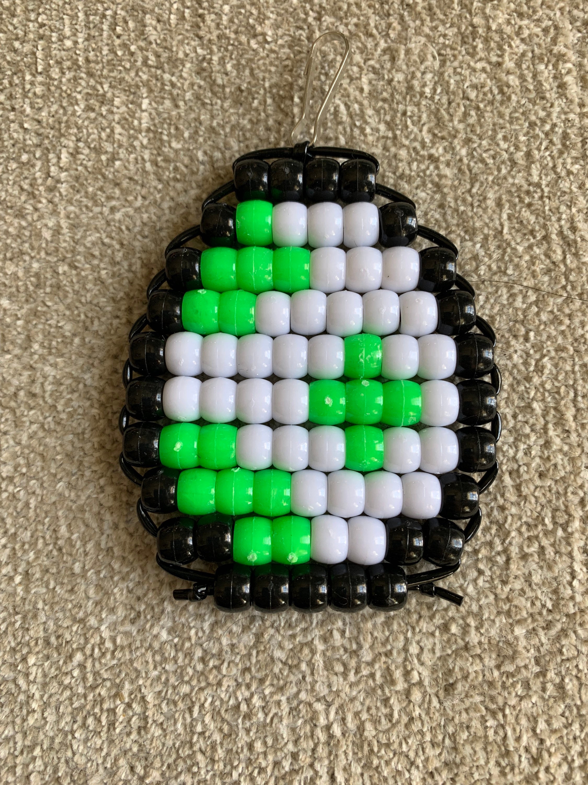 Custom Yoshi Egg Pony Bead Keychain, Super Mario Pony Bead Keychain ...