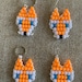 Fox Kandi Pony Bead Keychain - Etsy