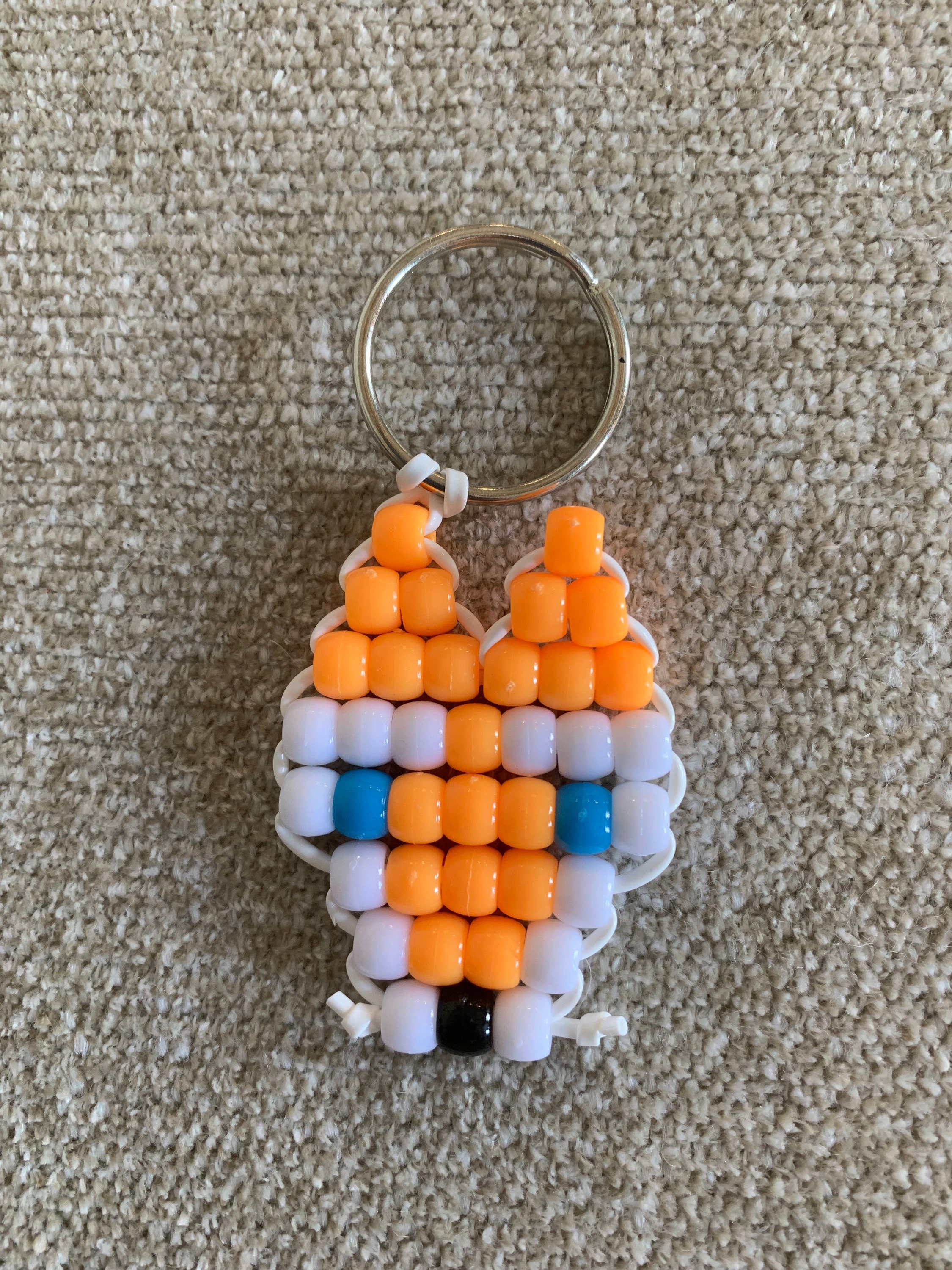 Fox Kandi Pony Bead Keychain - Etsy