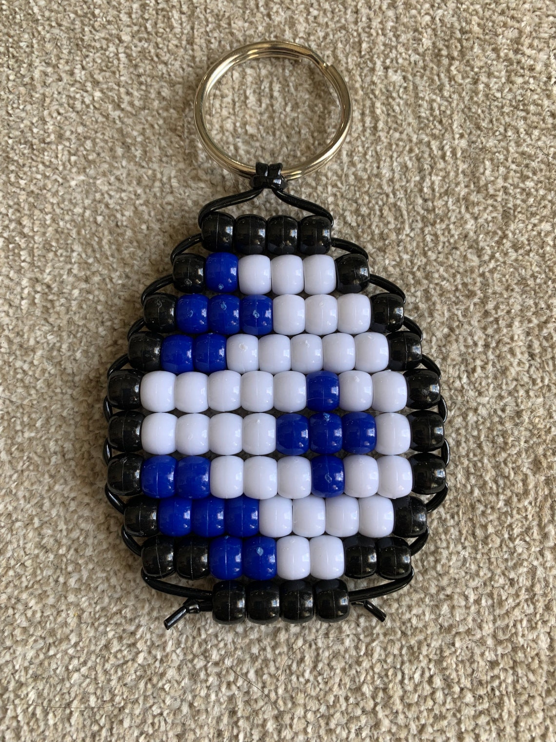 Custom Yoshi Egg Pony Bead Keychain, Super Mario Pony Bead Keychain ...