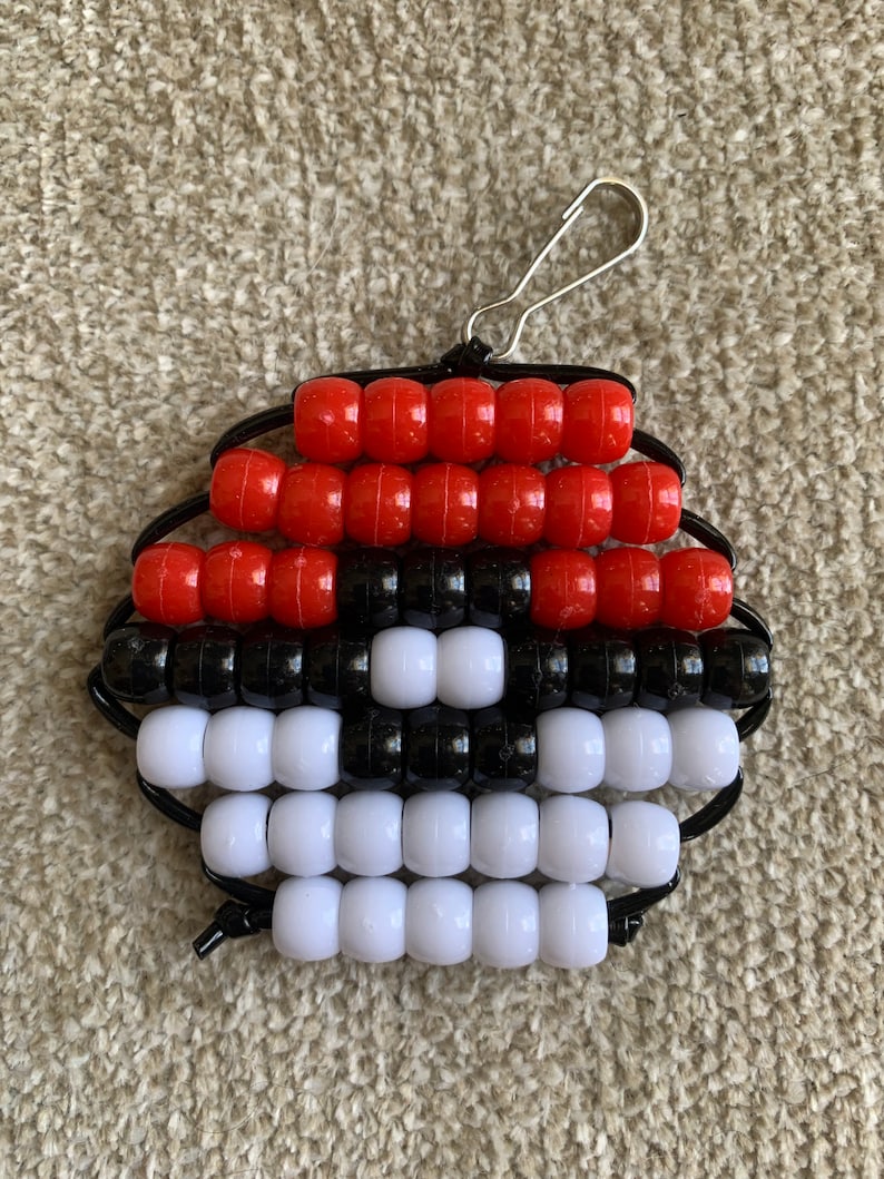 Pokémon Poke Ball Pony Bead Keychains - Etsy