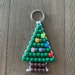 Christmas Tree/holiday/festive Pony Bead Keychains - Etsy