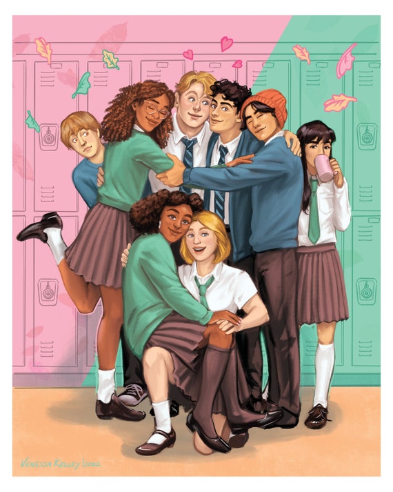 LIMITED EDITION Heartstopper Charity Art Print 8x10 Matte | Etsy