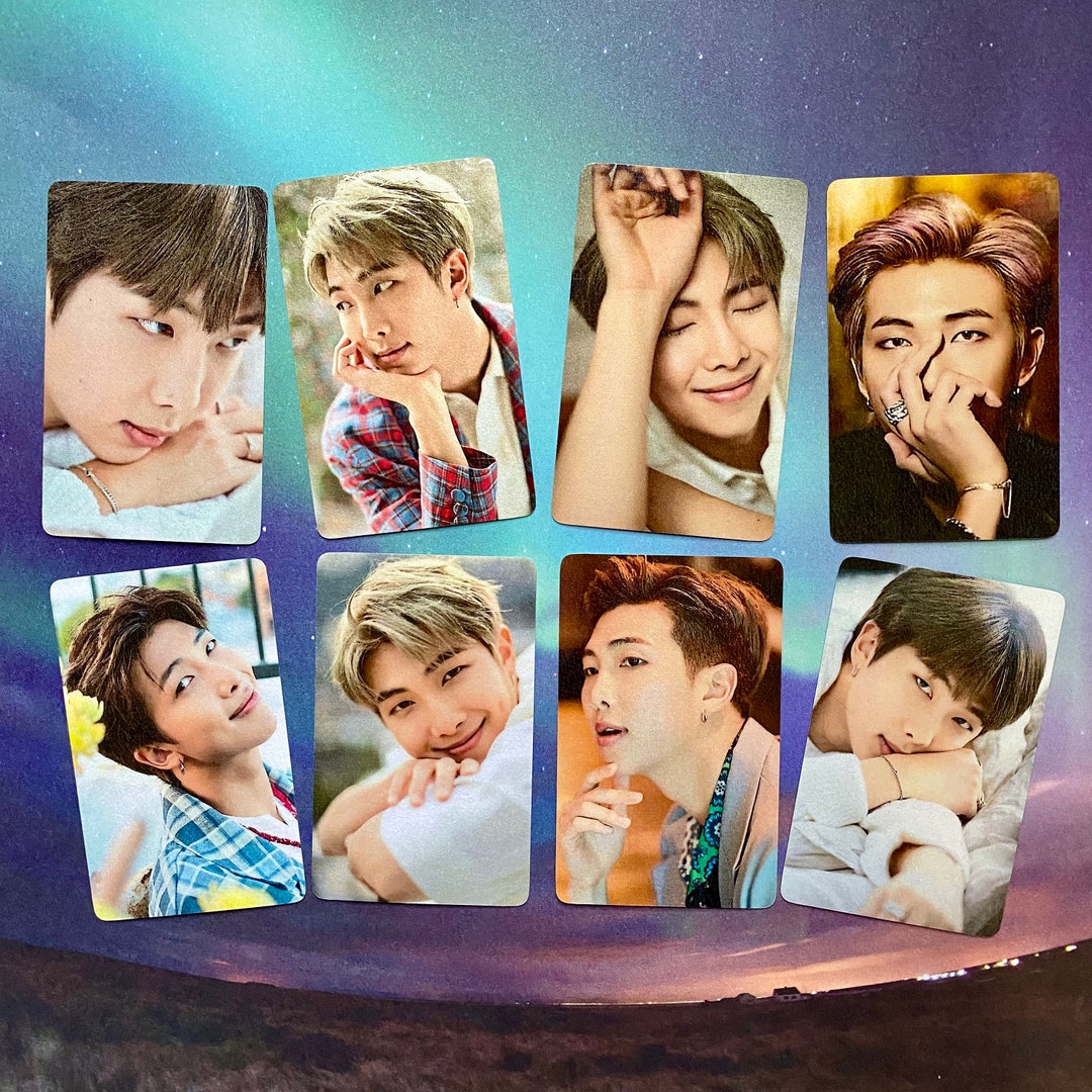 BTS RM Kim Namjoon Metallic Photocards Set 5 - Etsy