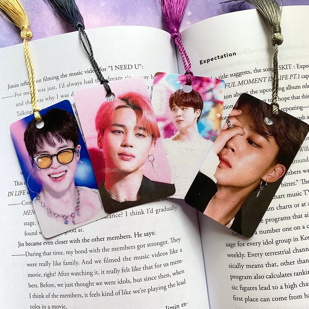 BTS Jimin Mini Bookmarks - Etsy