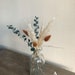 Small Vase With Dried Flowers, Small Dried Flower Bouquet, Boho Wedding ...